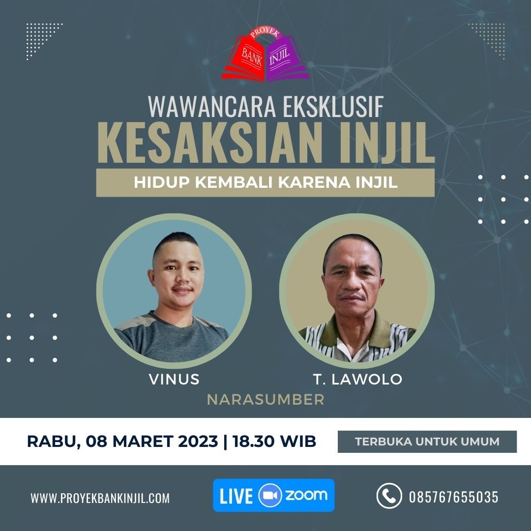 Kesaksian Injil #2 Oktavianus dan Lawolo - Proyek BANK Injil