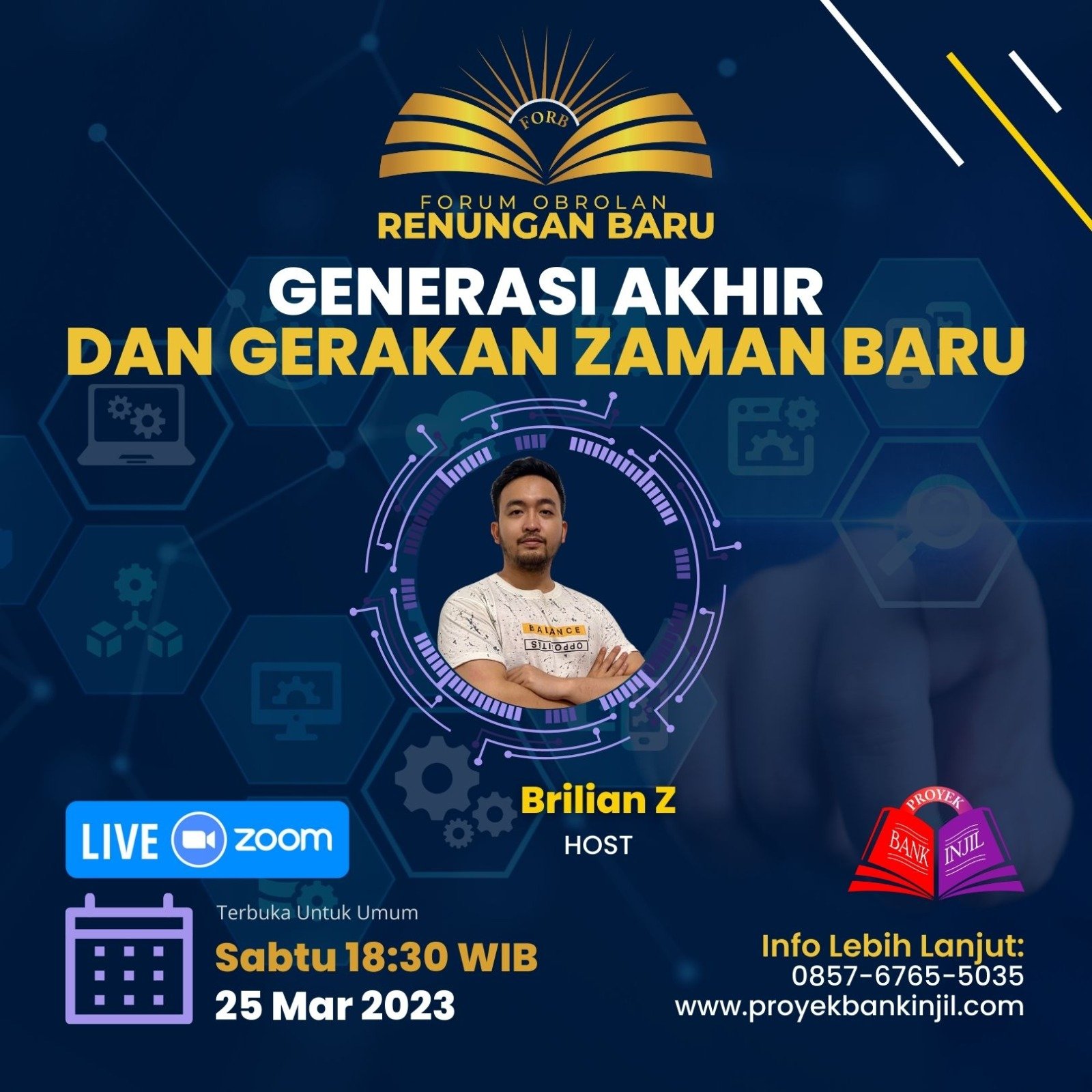 GENERASI AKHIR DAN GERAKAN ZAMAN BARU - Proyek BANK Injil